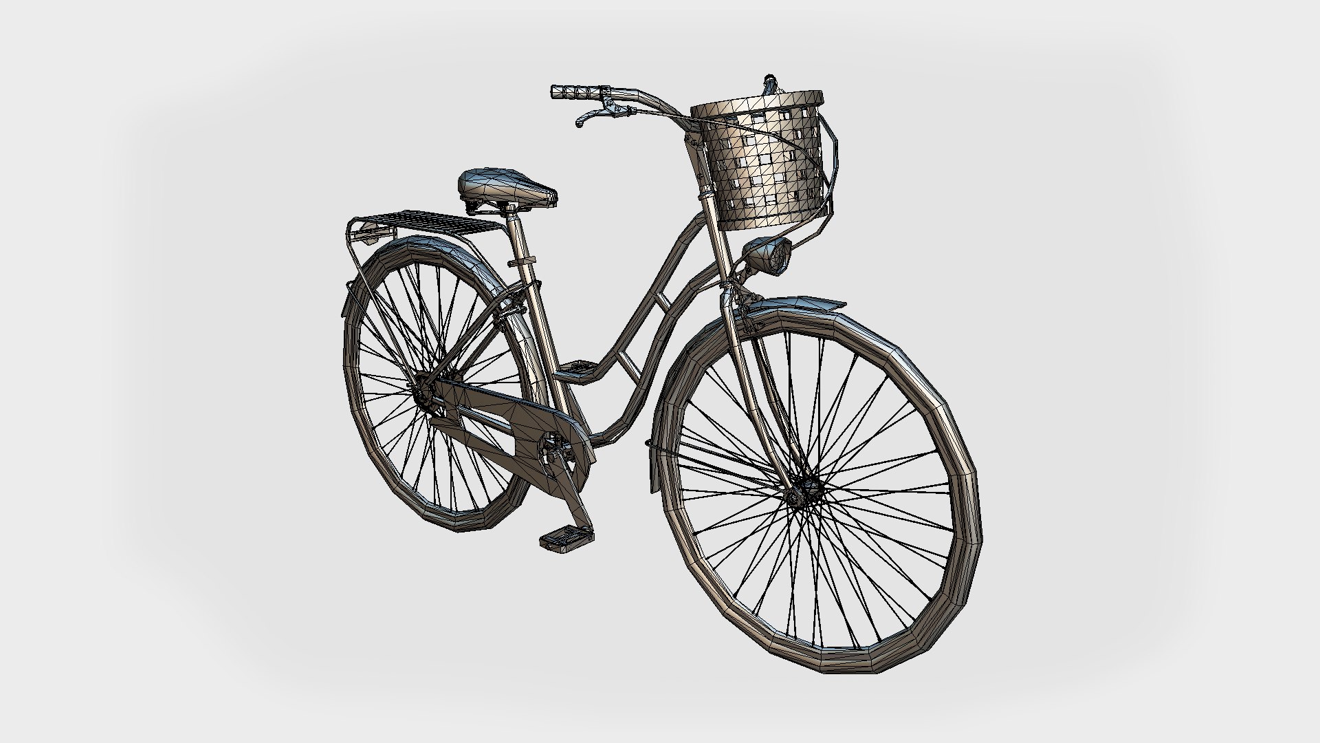 Bicycle Pack Low-poly 3D Model - TurboSquid 2082825