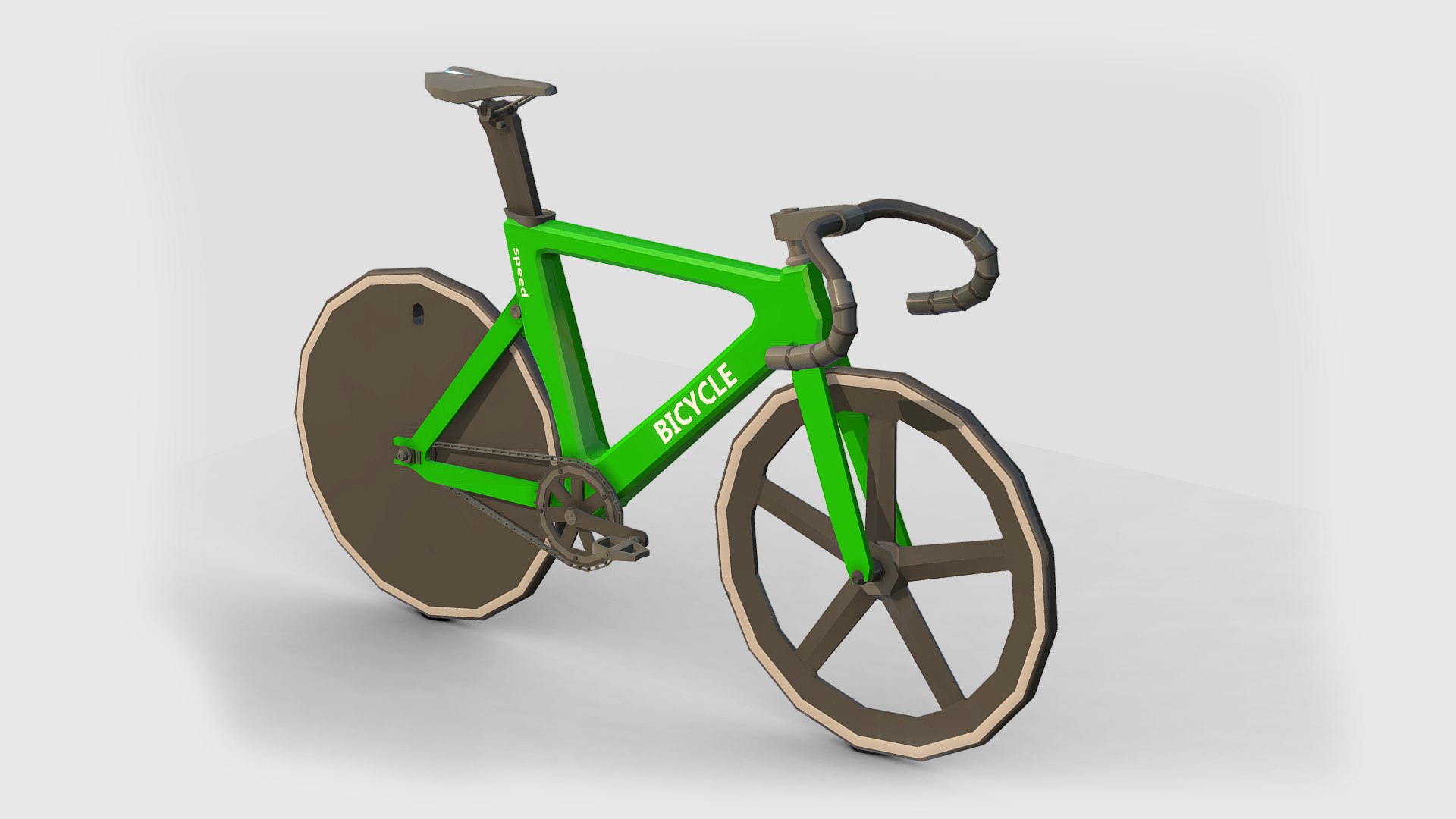 Bicycle Pack Low-poly 3D Model - TurboSquid 2082825