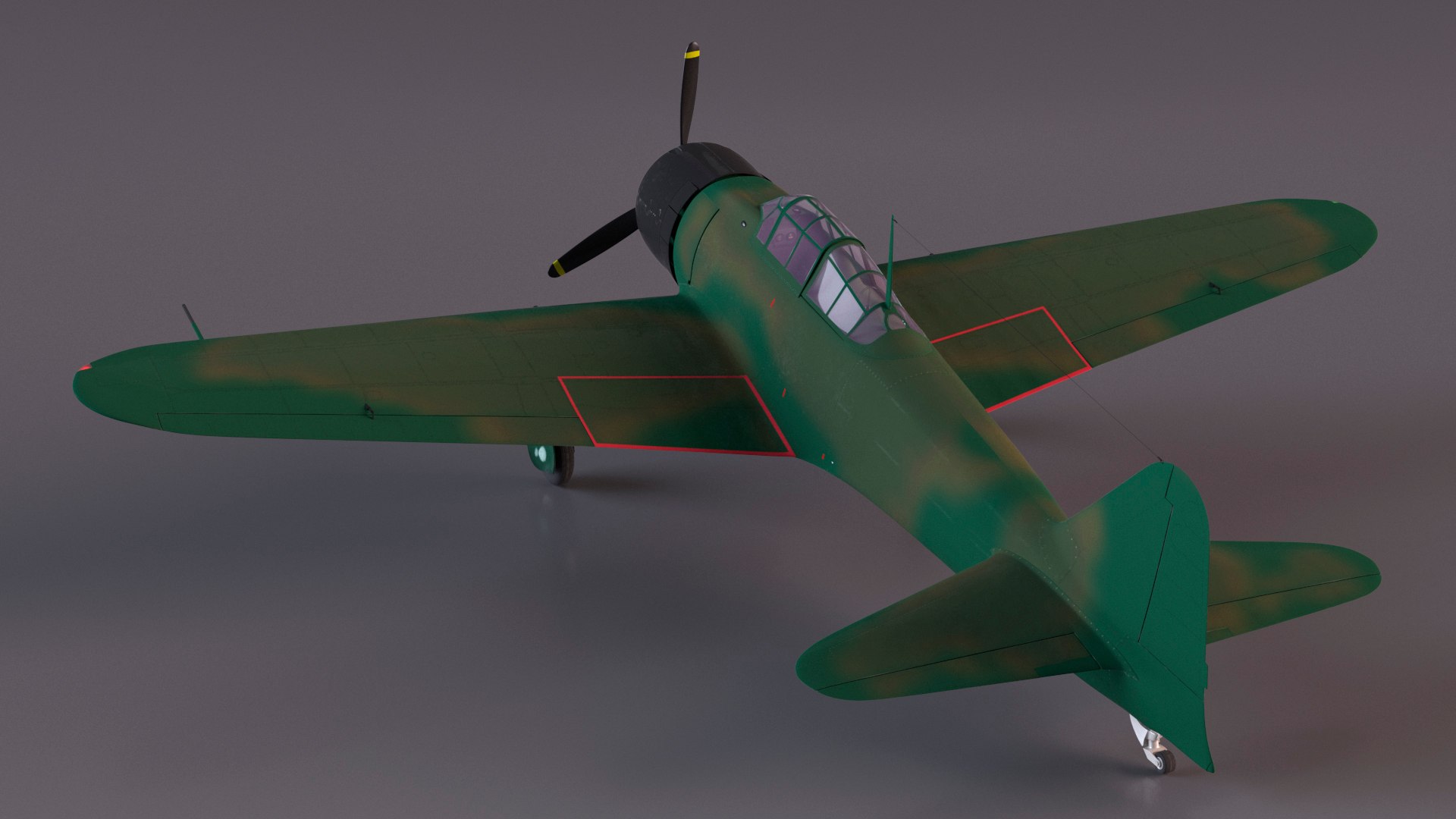 3D WWII Fighter Aircraft - TurboSquid 2292279