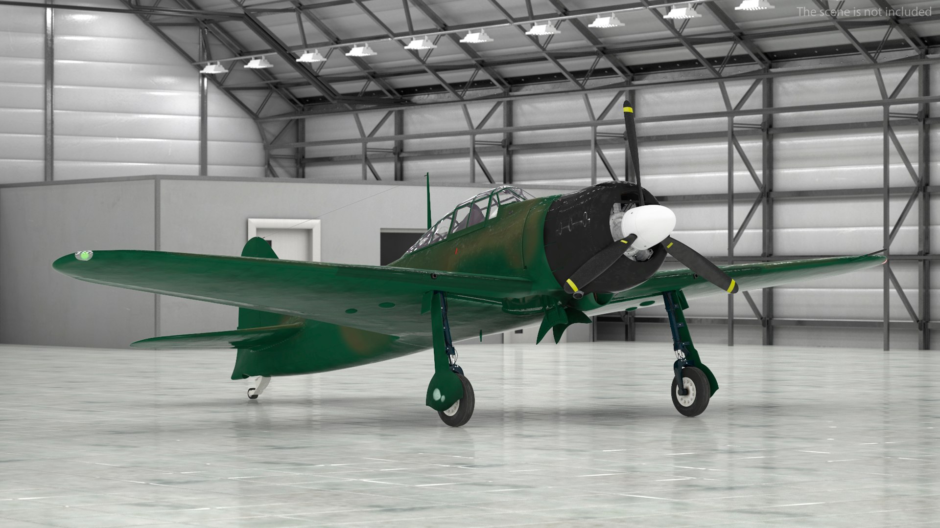 3D WWII Fighter Aircraft - TurboSquid 2292279