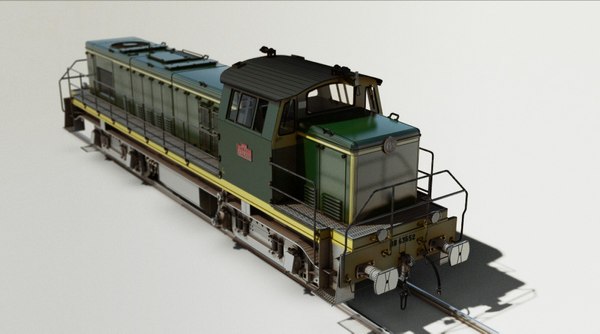 3d model locomotive sncf