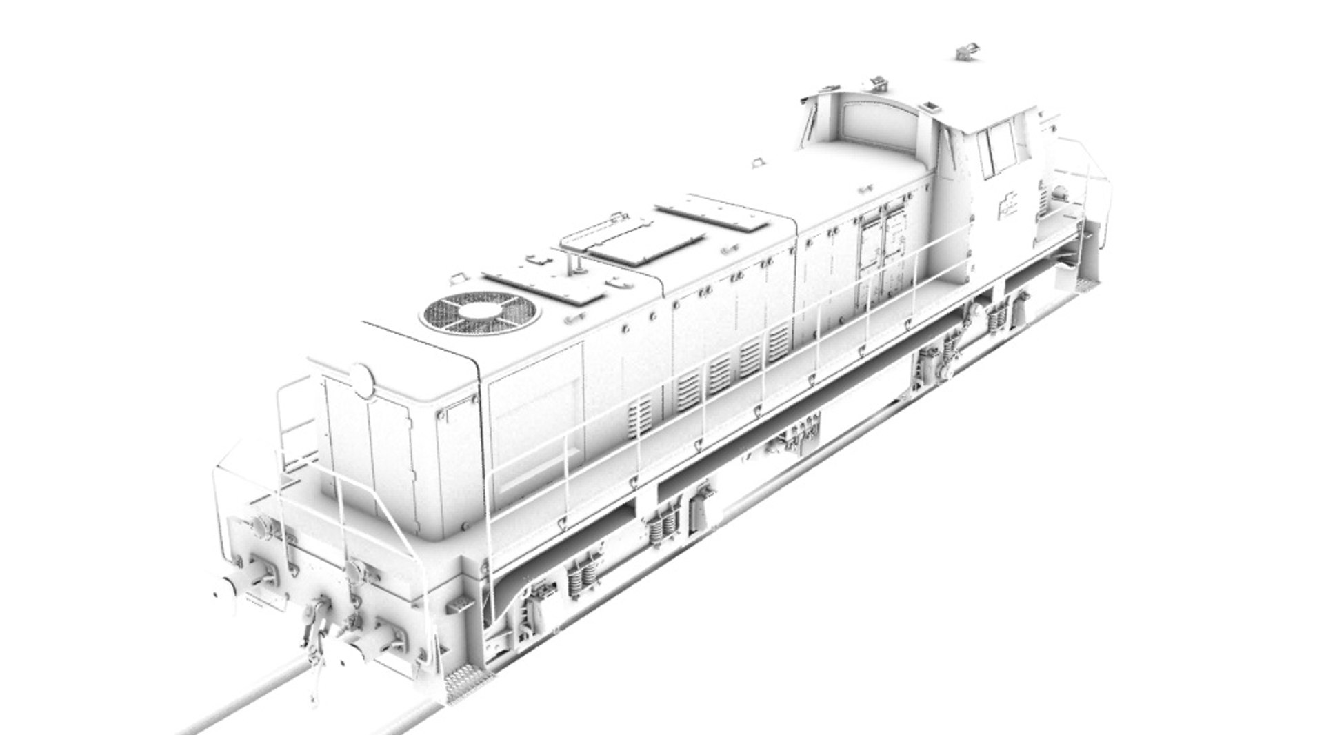 3d model locomotive sncf