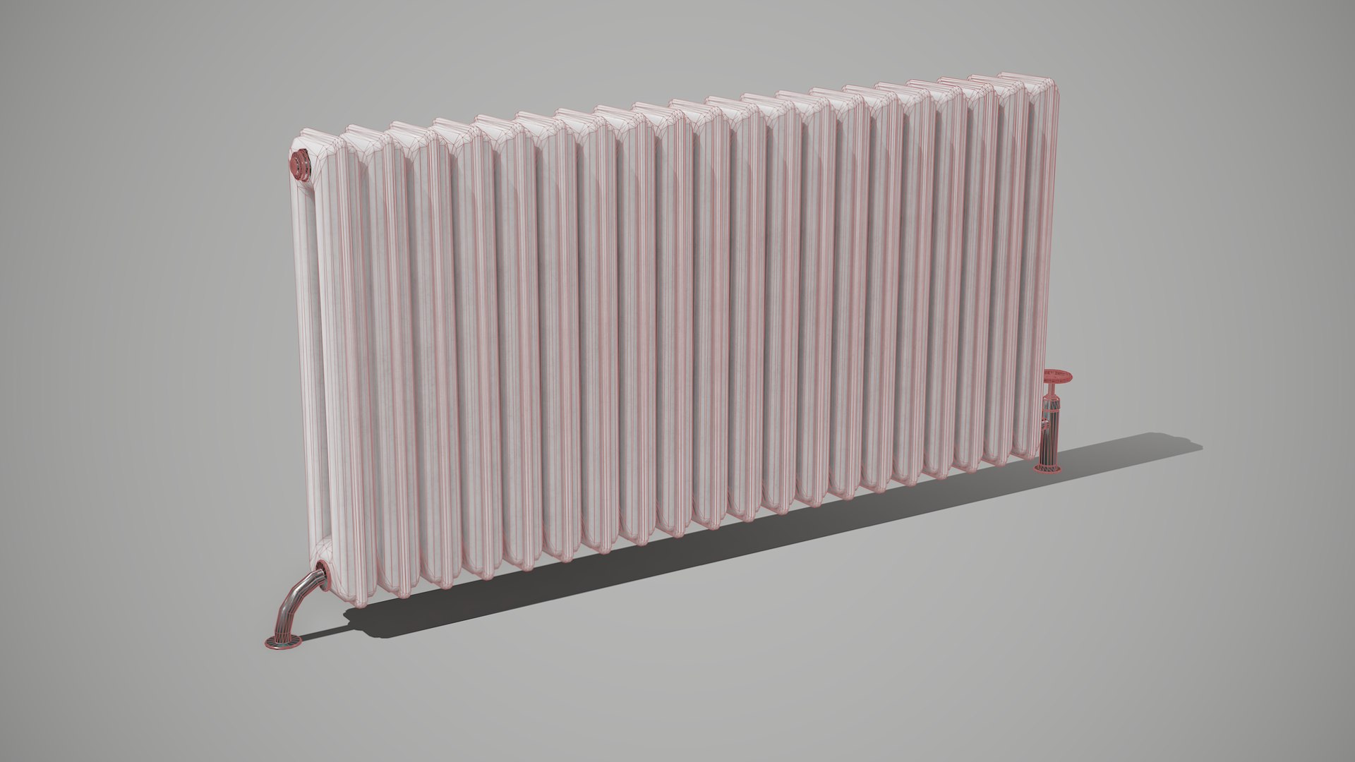 3D Wall Radiator - TurboSquid 1611521
