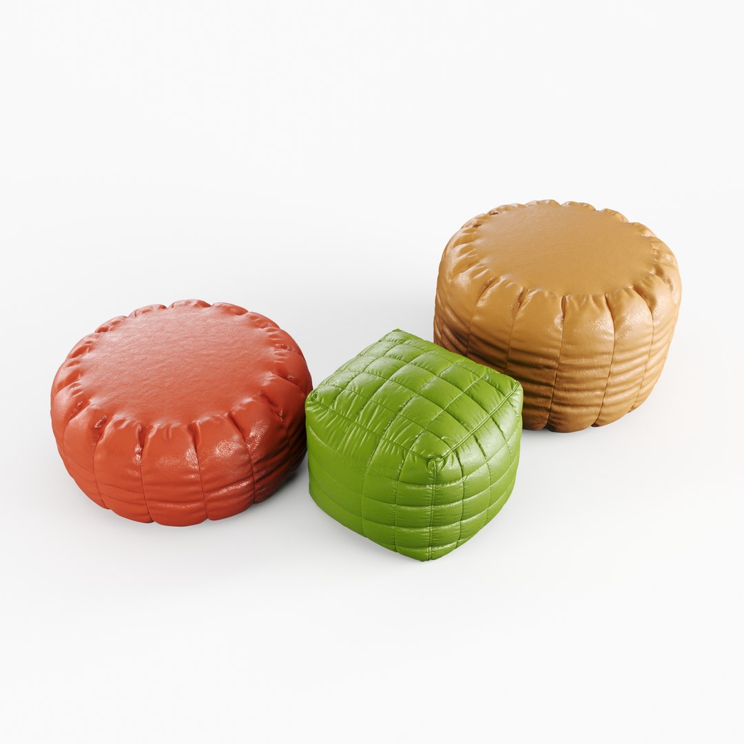 Puffs 3D Model - TurboSquid 1607344