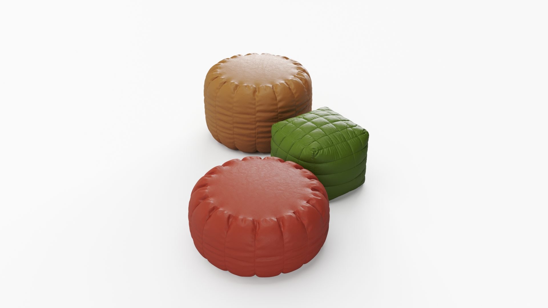 Puffs 3D Model - TurboSquid 1607344