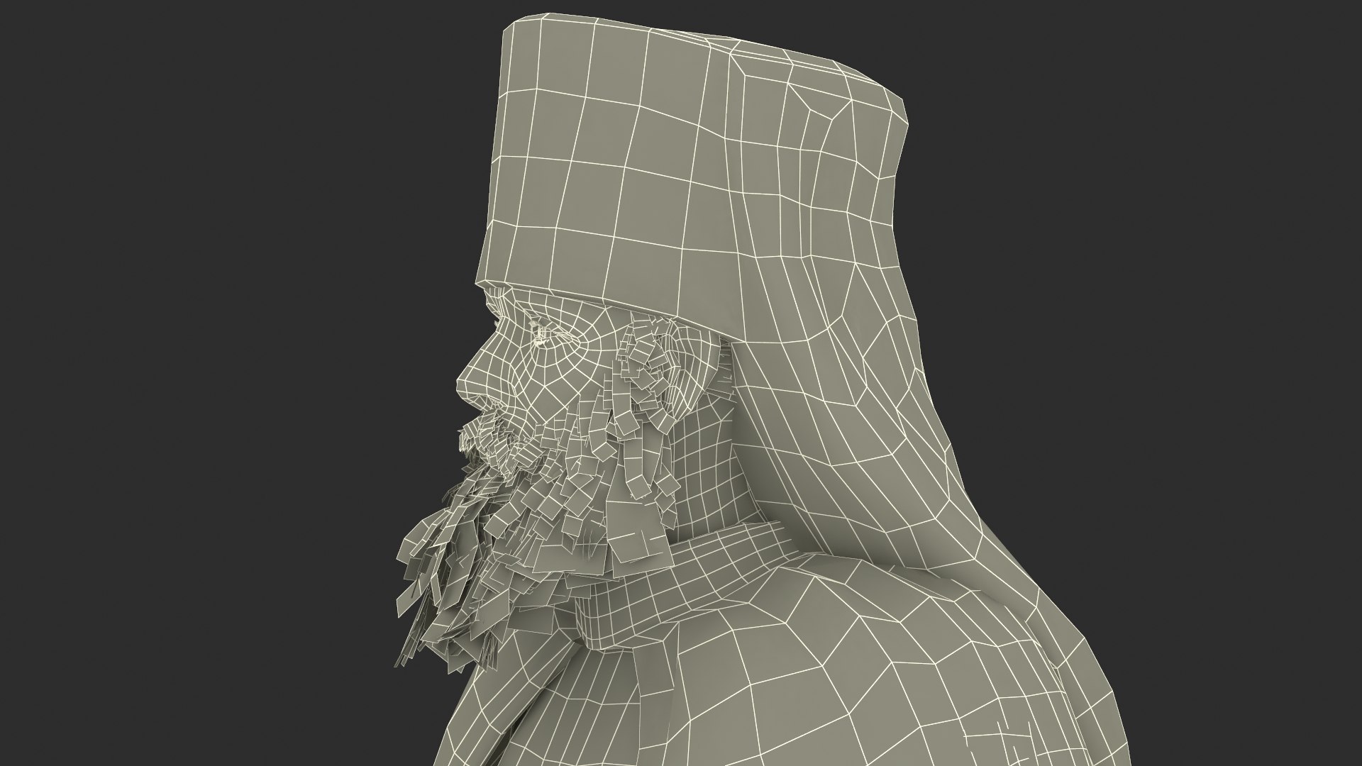 3D Monk Of Orthodox Church Fully Dressed Standing - TurboSquid 2322342