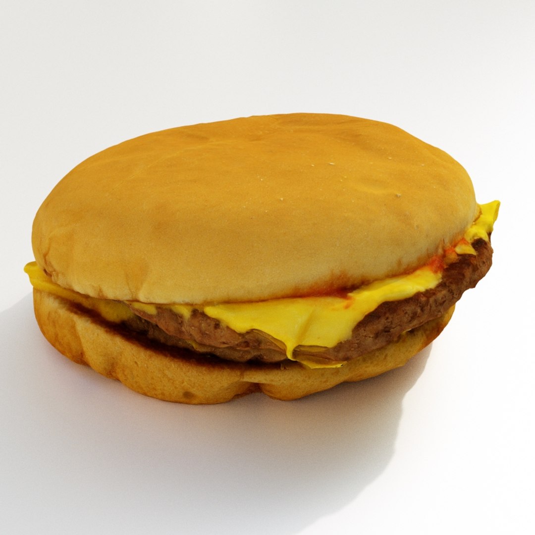 3D burger cheeseburger model - TurboSquid 1425823