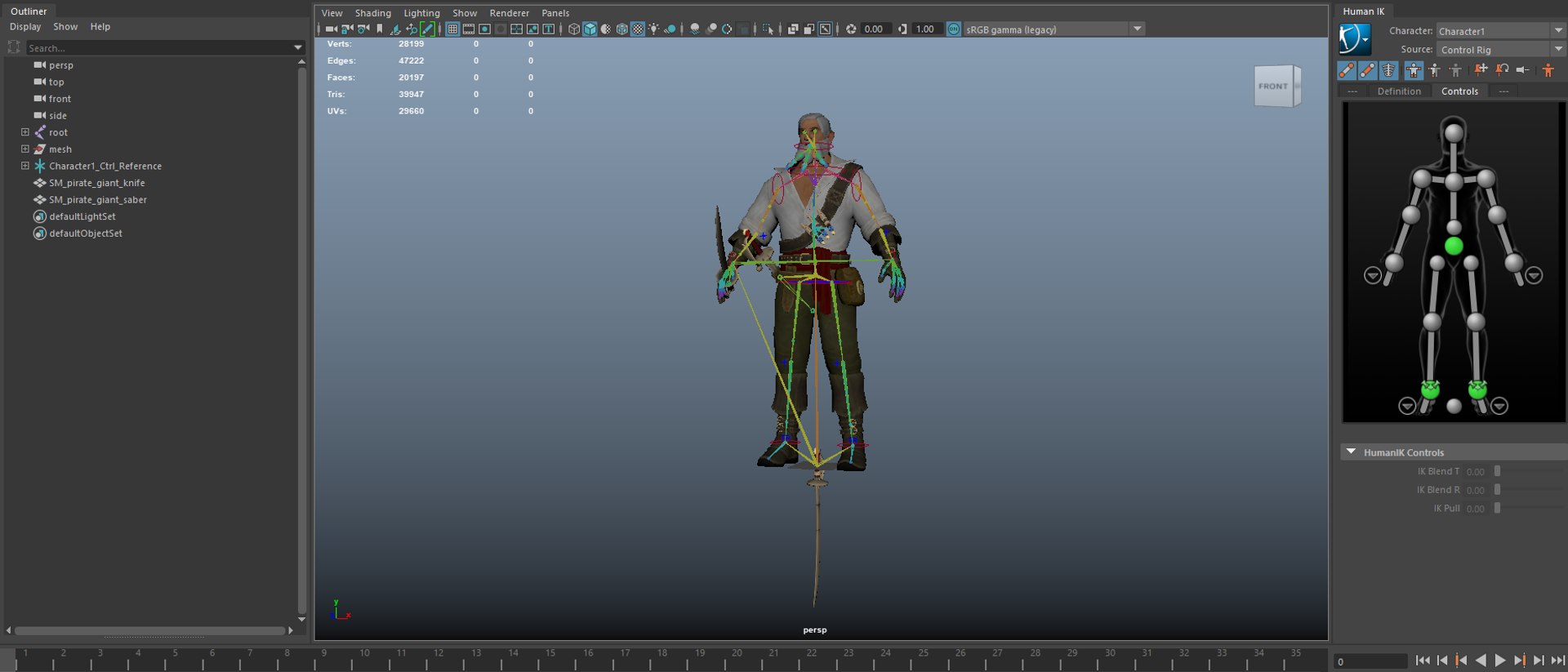 Pirate Giant 3D model - TurboSquid 2152553