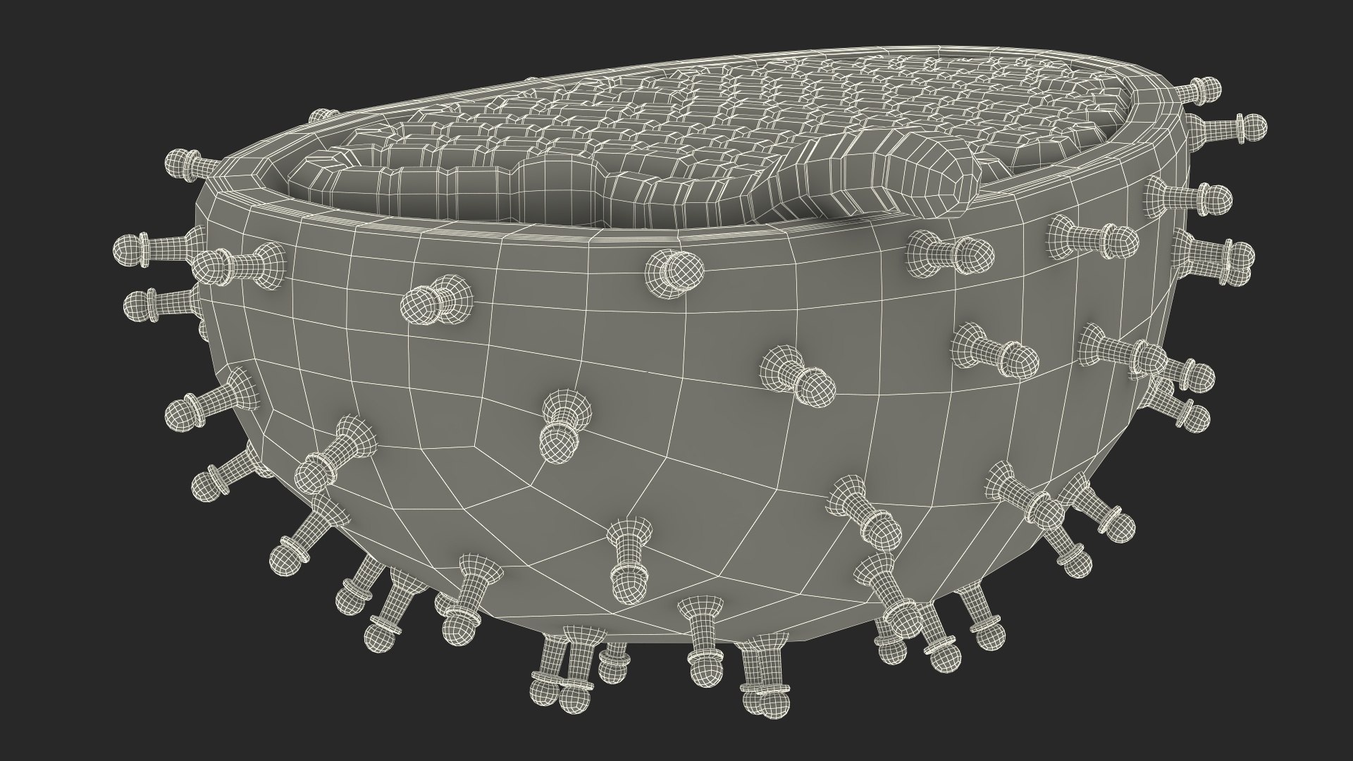 3D Rabies Virus Plastic Model Model - TurboSquid 2386277