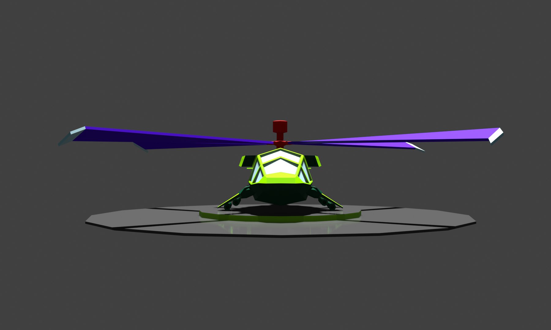 Low Poly Helicopter Model - TurboSquid 1907376