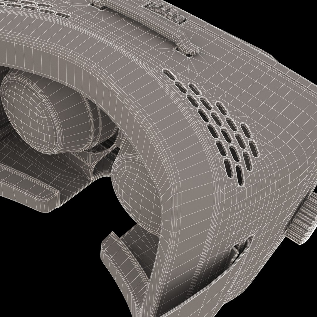 vr headset 3d obj
