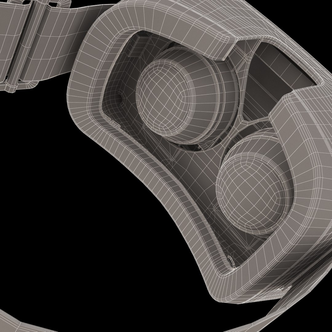vr headset 3d obj