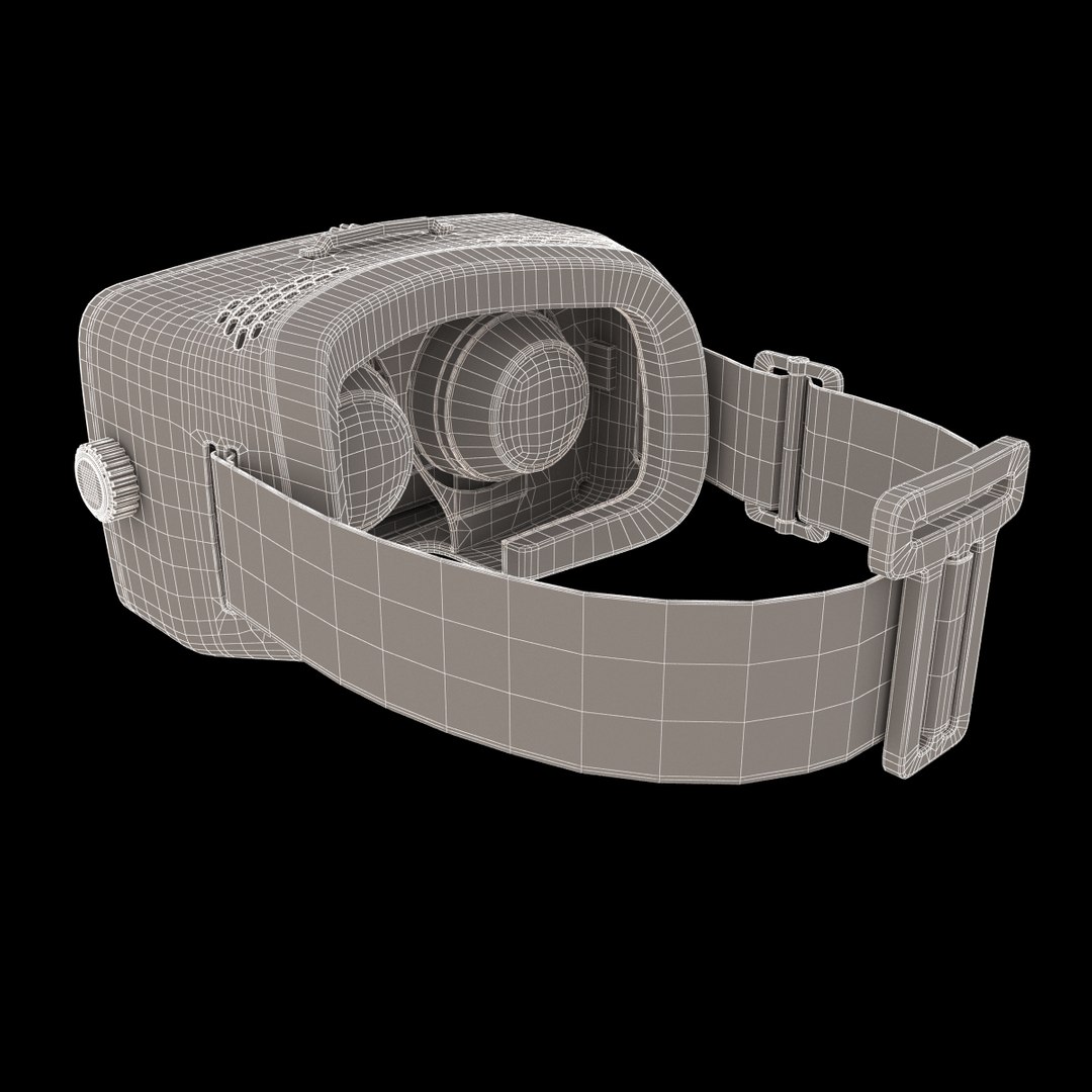 vr headset 3d obj