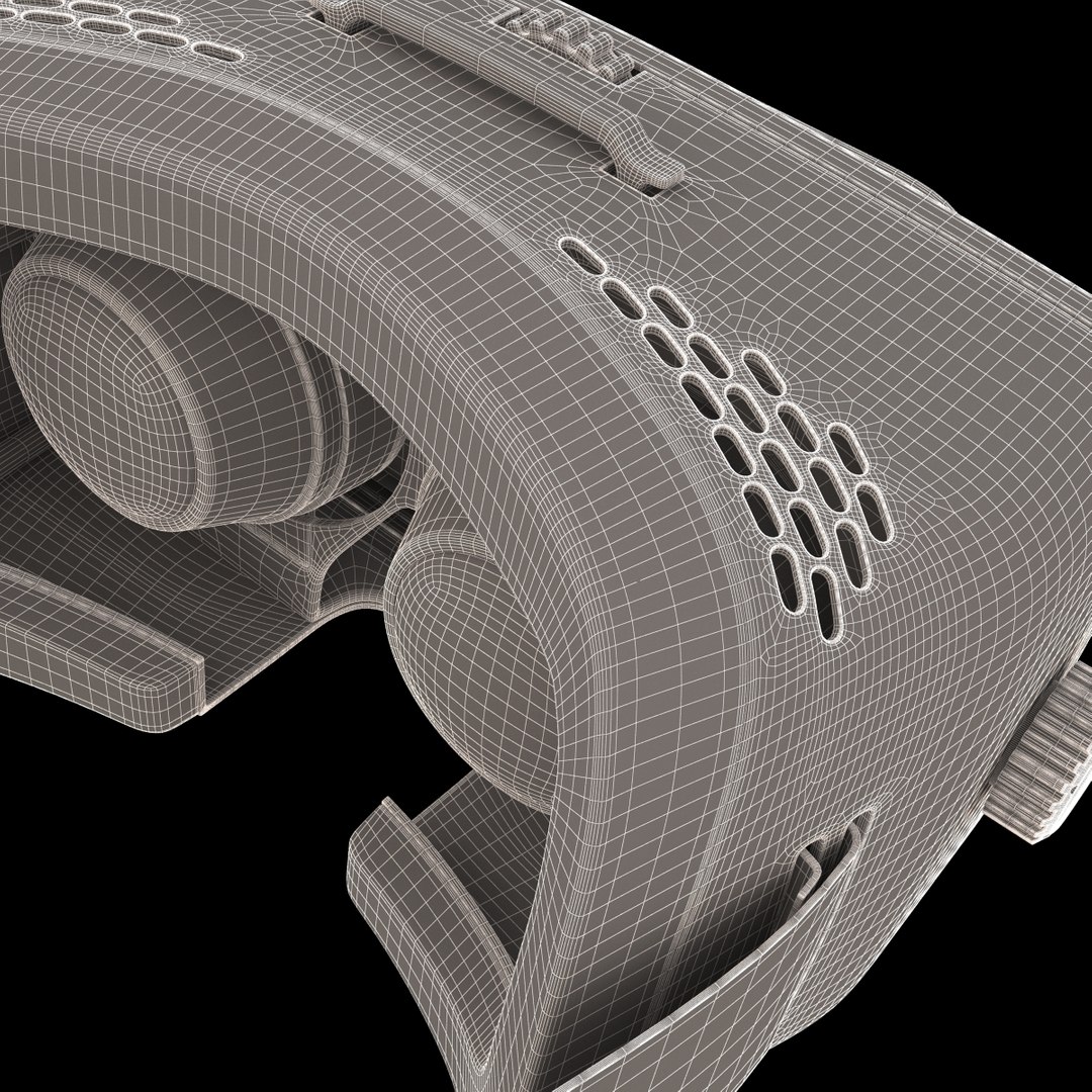 vr headset 3d obj