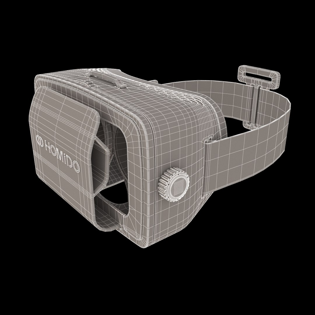 vr headset 3d obj