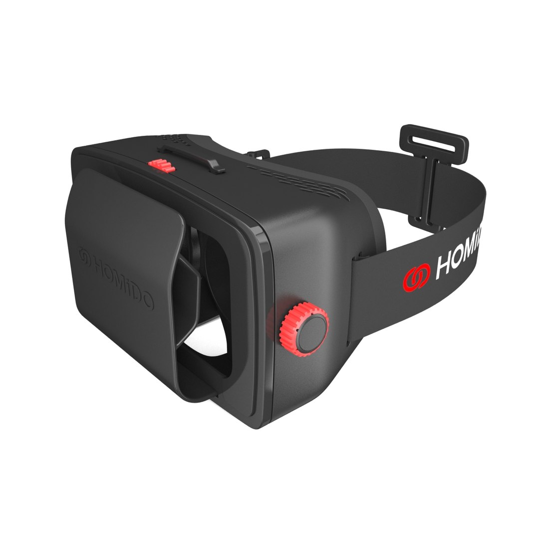 vr headset 3d obj