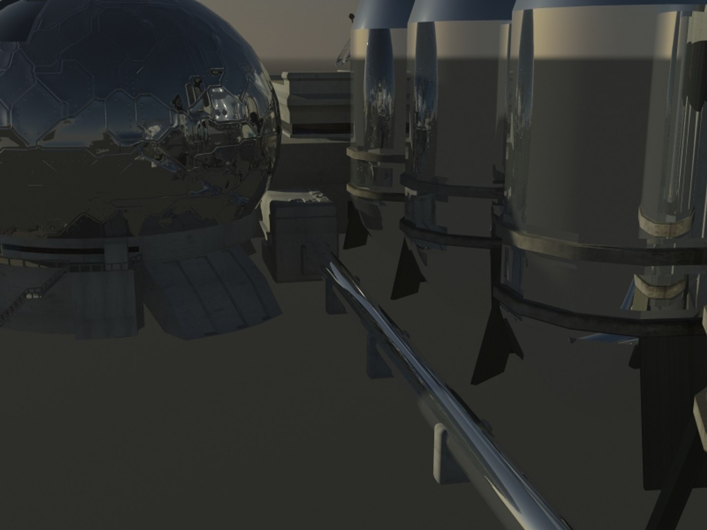 Space Station 3d Model