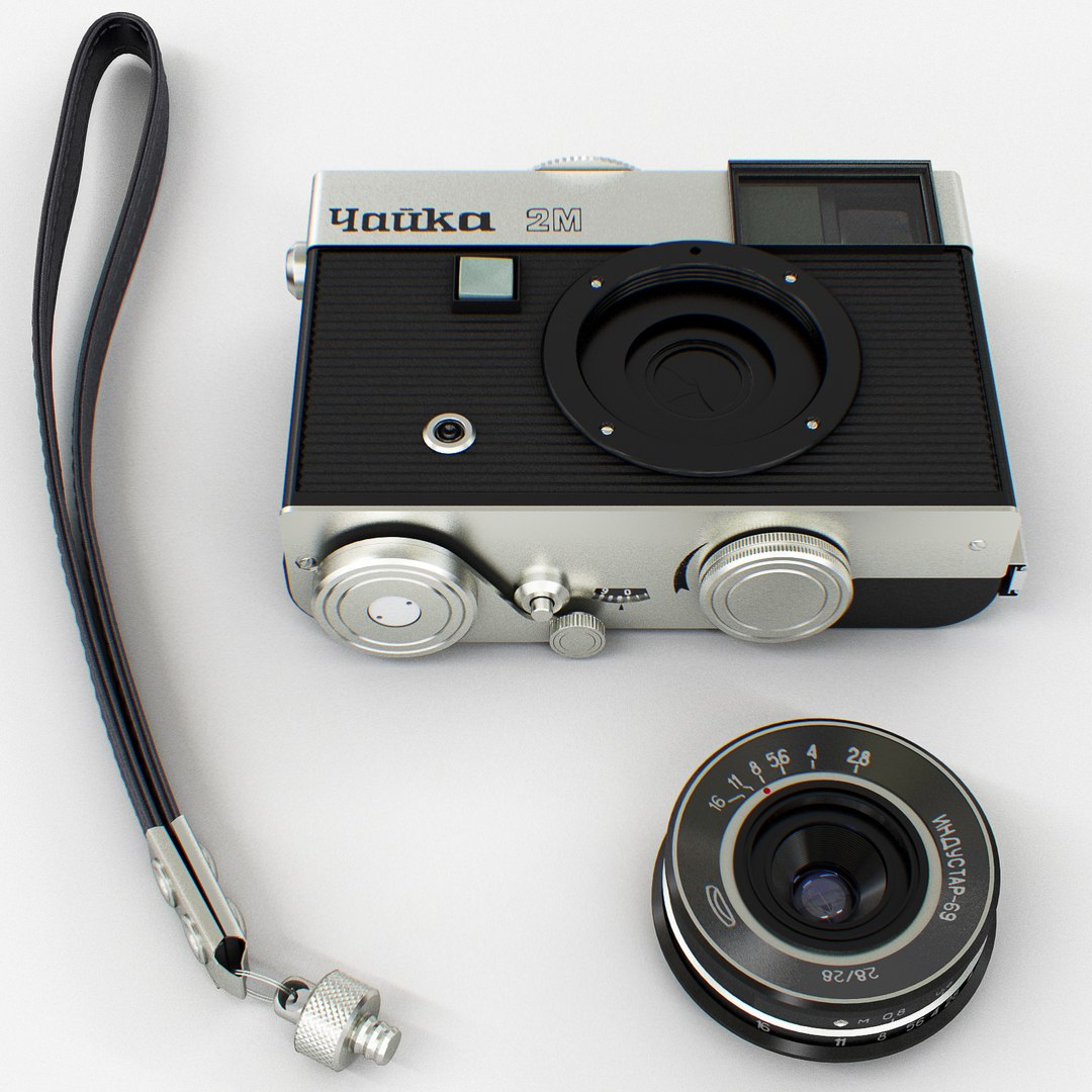 Chaika 2m camera lens 3D model - TurboSquid 1328666