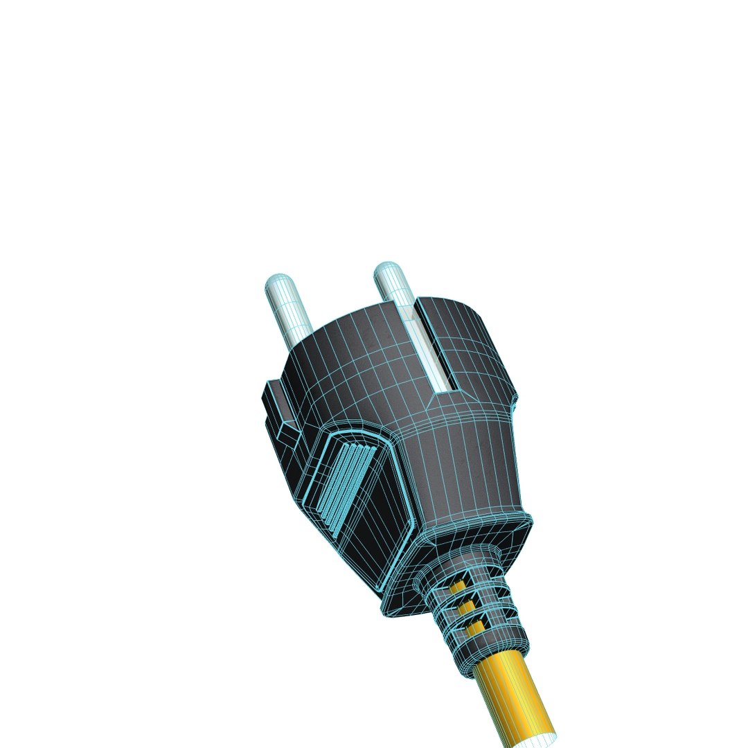 Plug Shuko 7 3D - TurboSquid 1361141