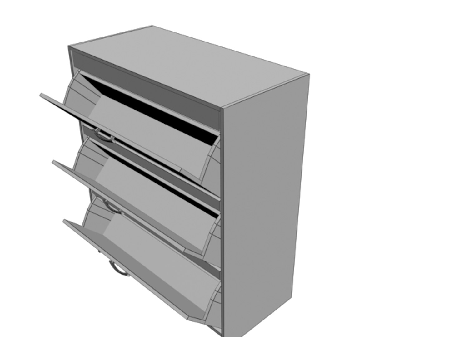 Shoe rack 3D model - TurboSquid 1493755