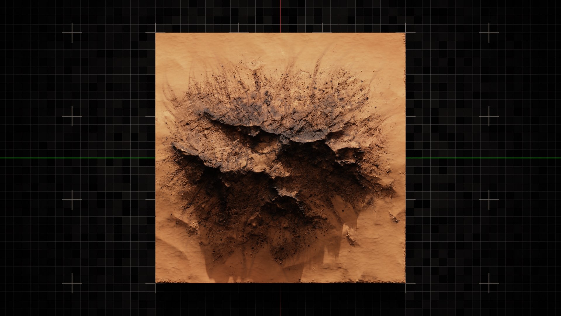 3D Mars Mountain Terrain 8 - TurboSquid 2272656