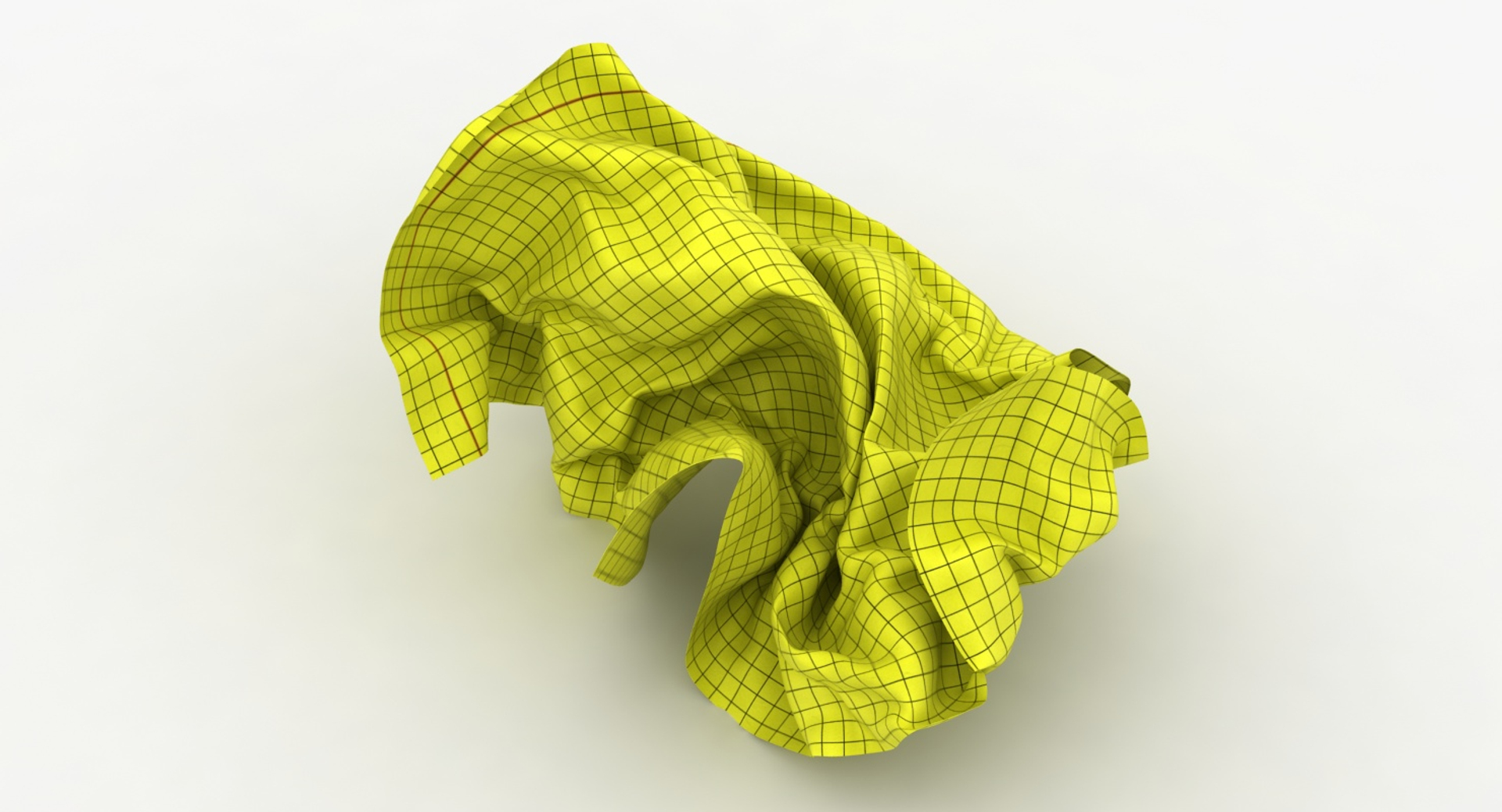 Crumpled graph paper white 3D - TurboSquid 1313622