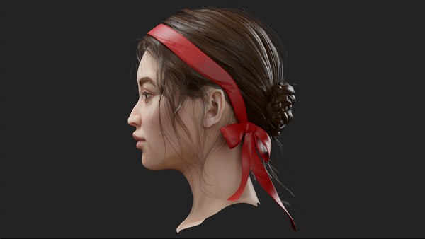 modelo 3d Alice modelo realista de cabeza femenina - TurboSquid 1864065