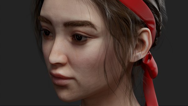 Alice Realistic model of female head 3D - TurboSquid 1864065
