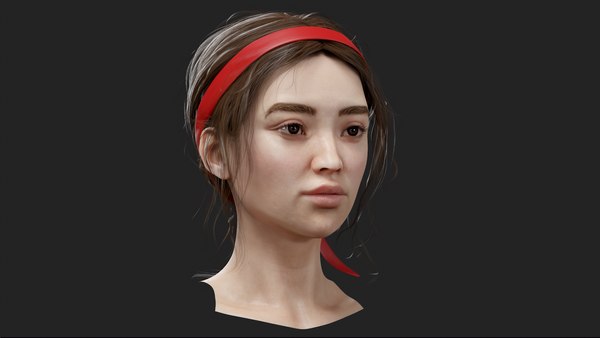 Alice Realistic model of female head 3D - TurboSquid 1864065