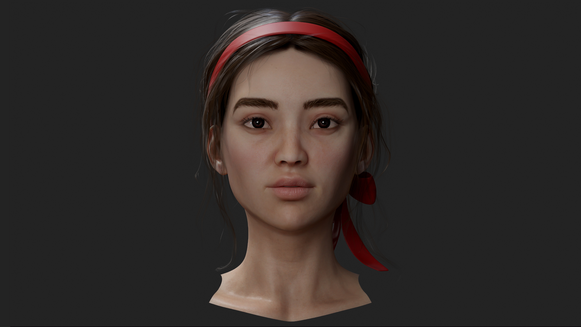 Alice Realistic Model Of Female Head 3D - TurboSquid 1864065