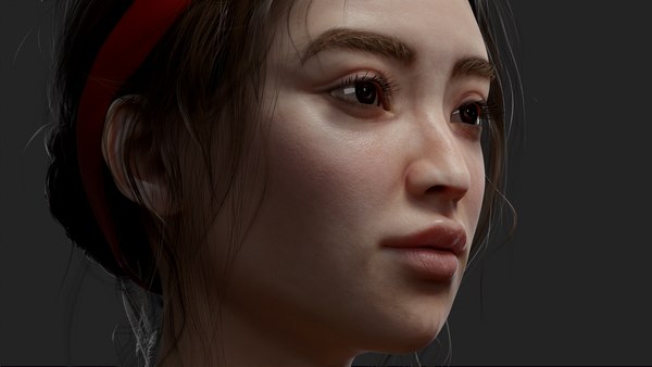 Alice Realistic model of female head 3D - TurboSquid 1864065