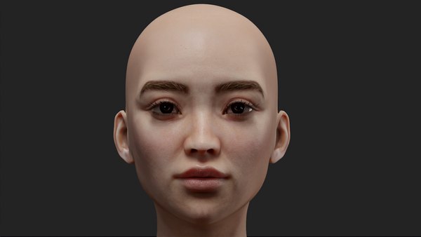 Alice Realistic model of female head 3D - TurboSquid 1864065