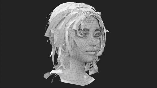 modelo 3d Alice modelo realista de cabeza femenina - TurboSquid 1864065