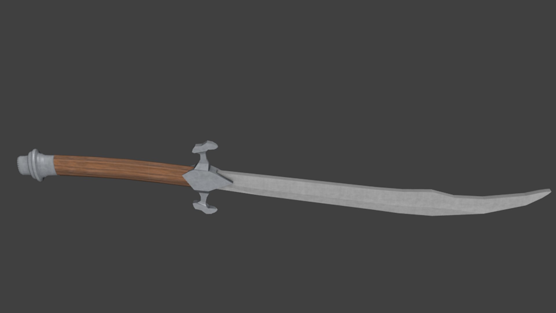 3d Medieval Scimitar
