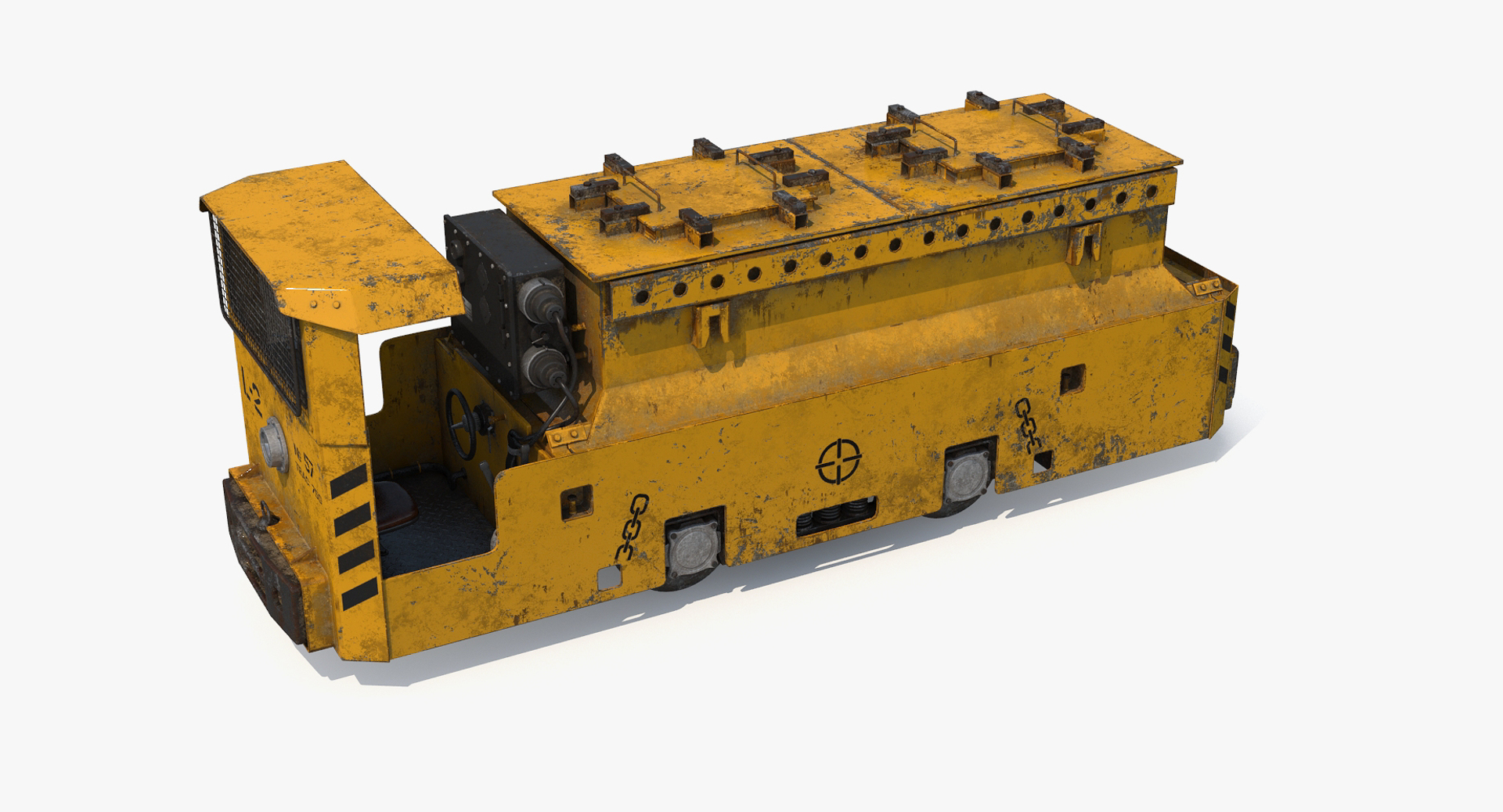 Mining Loco 3d Model