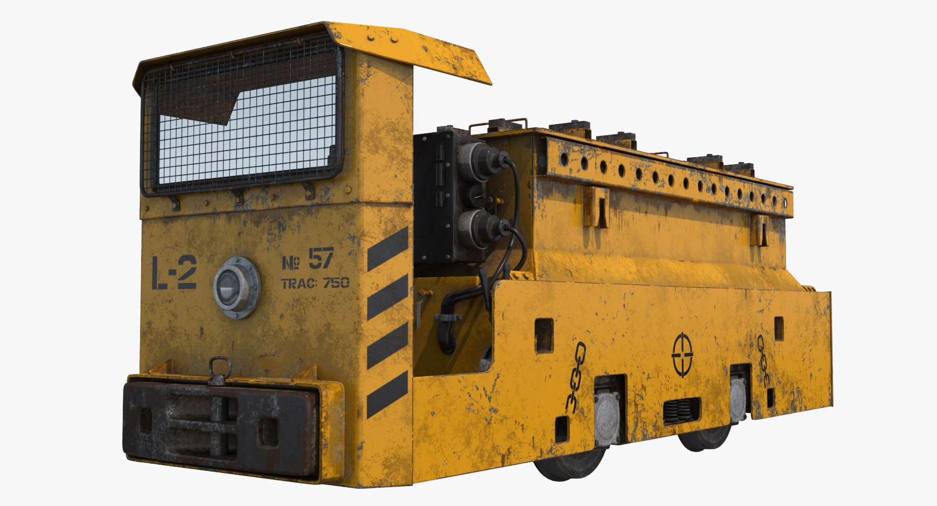 Mining Loco 3d Model