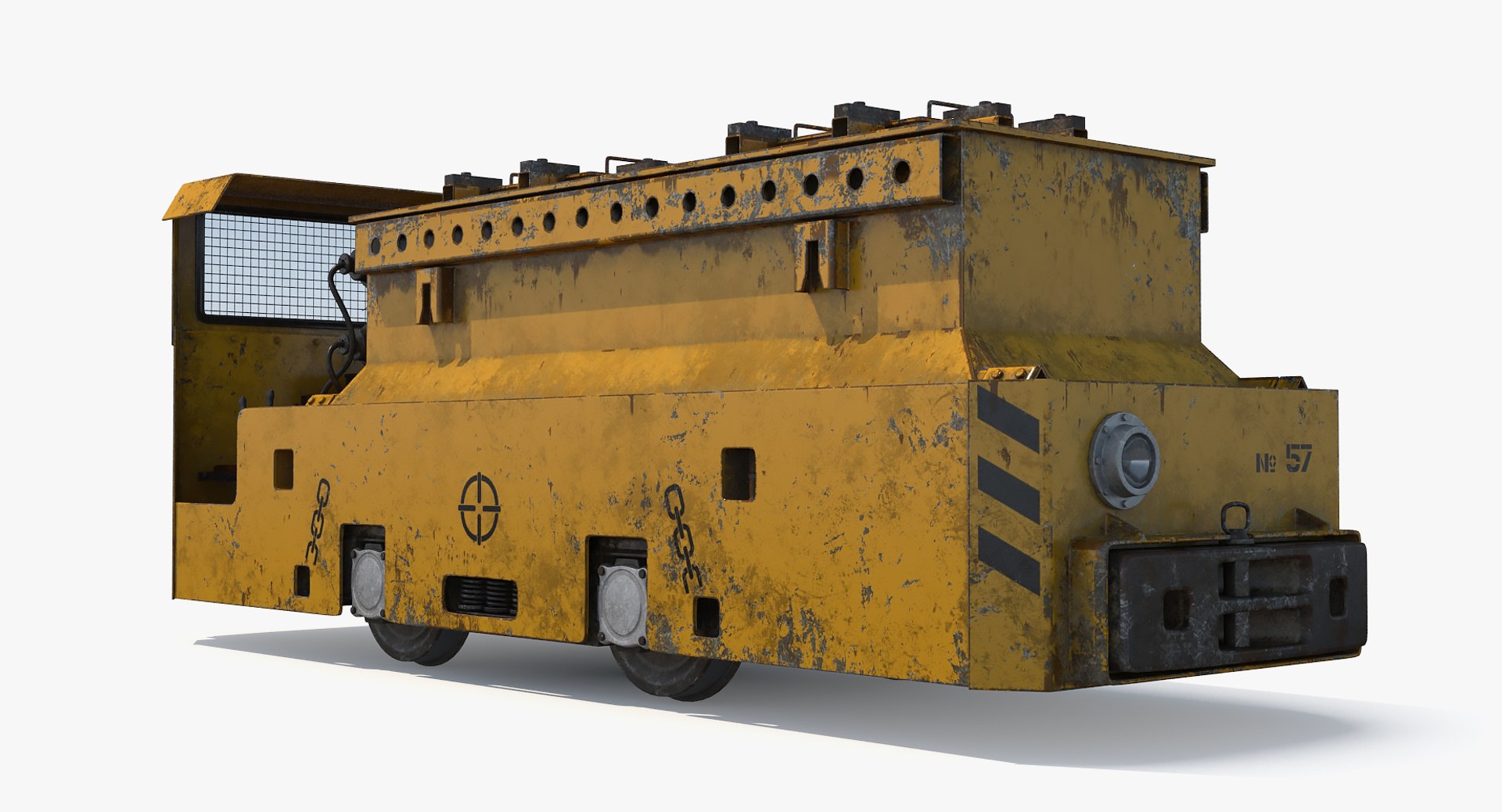 Mining Loco 3d Model