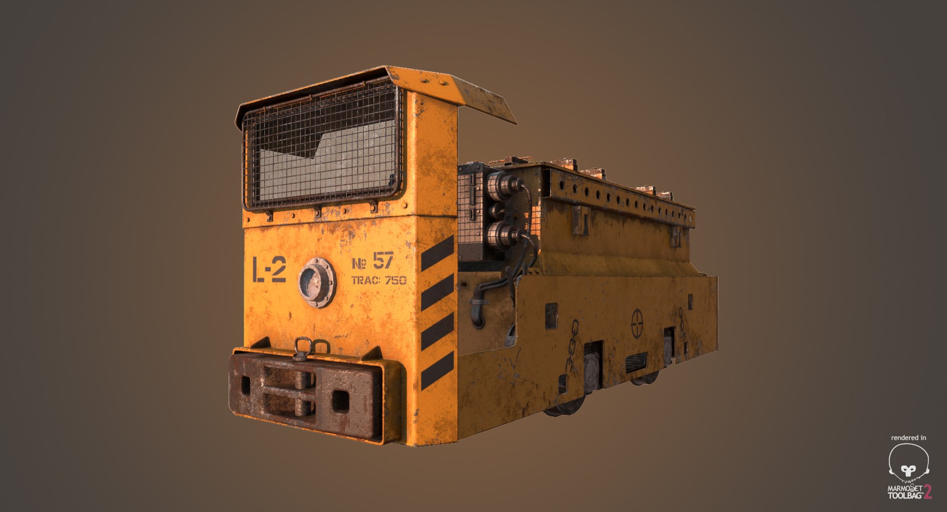 Mining Loco 3d Model