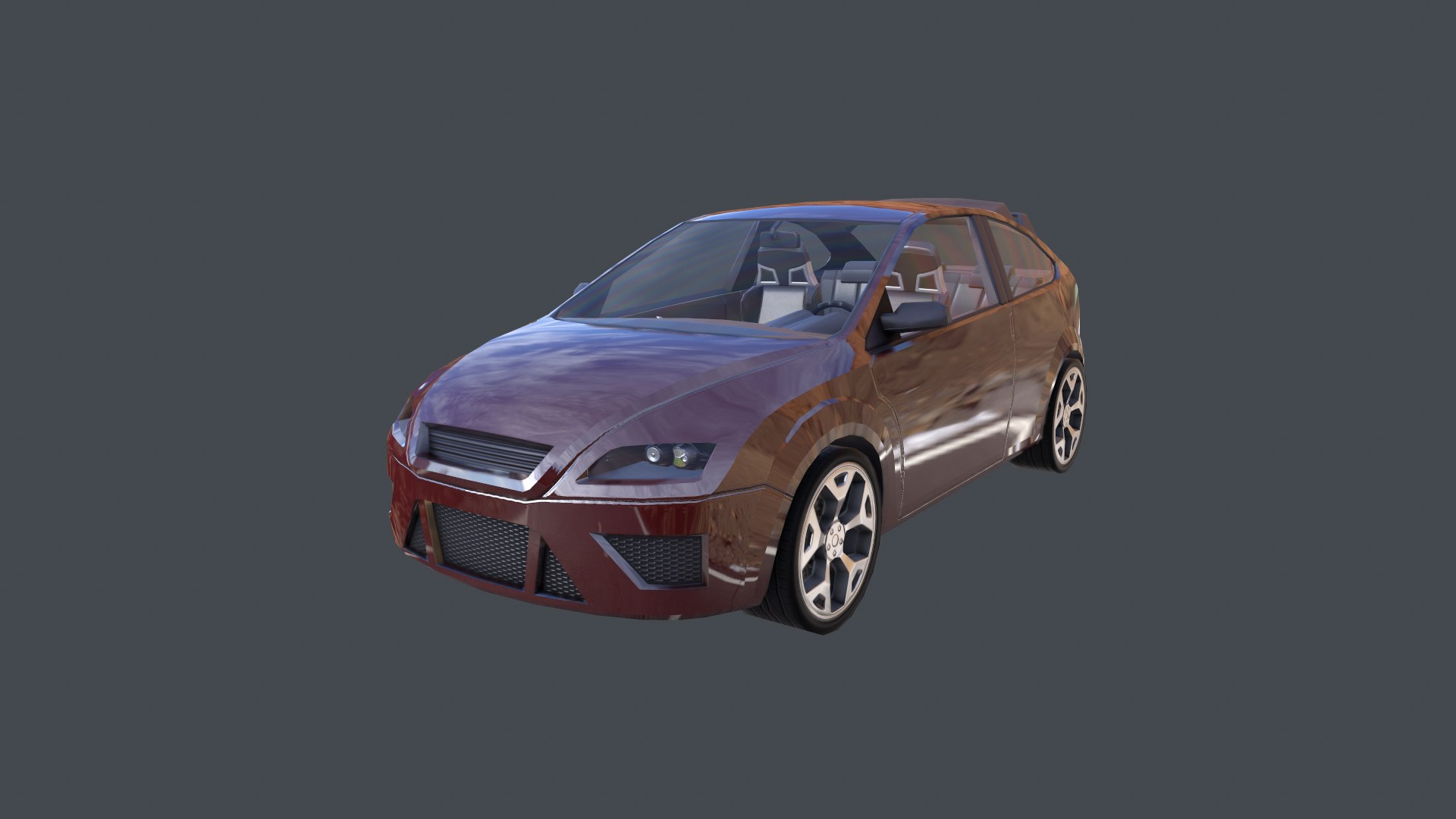 fantastic race car obj