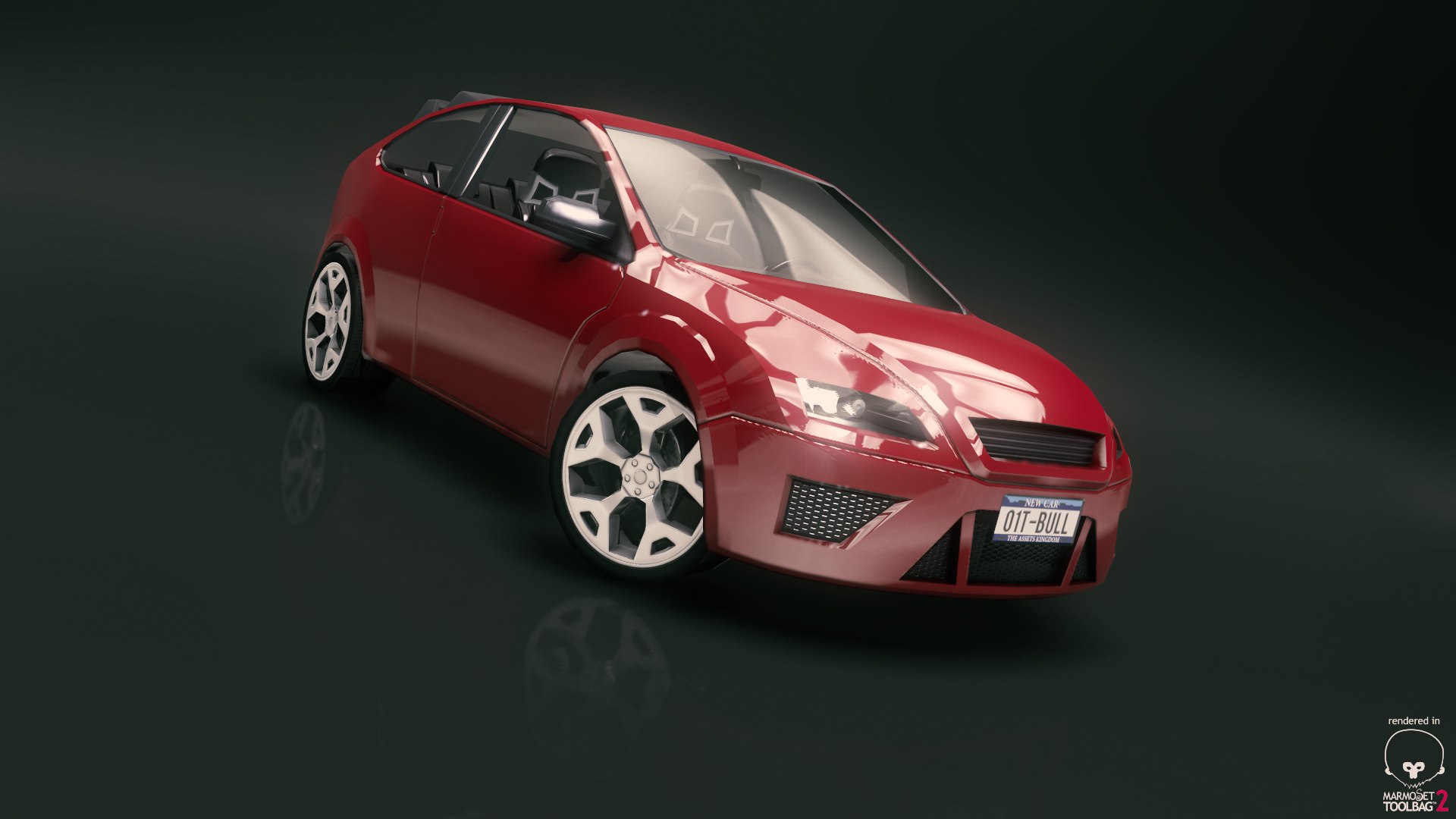 fantastic race car obj