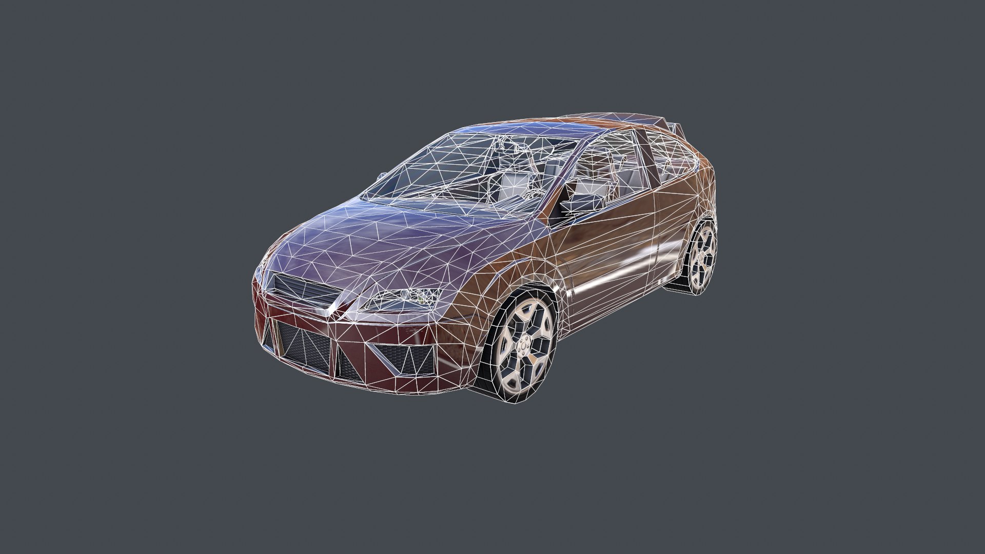 fantastic race car obj