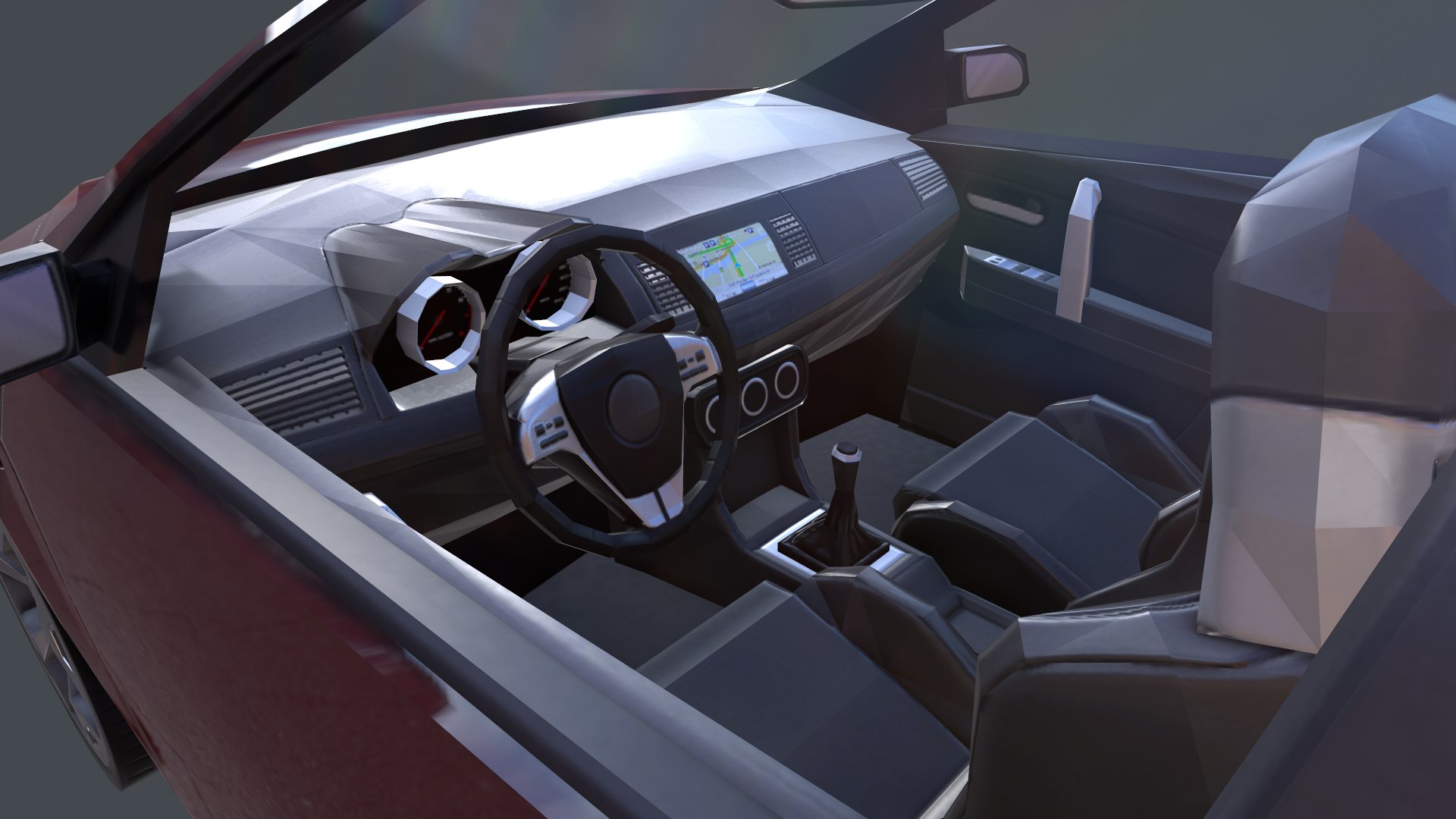 fantastic race car obj