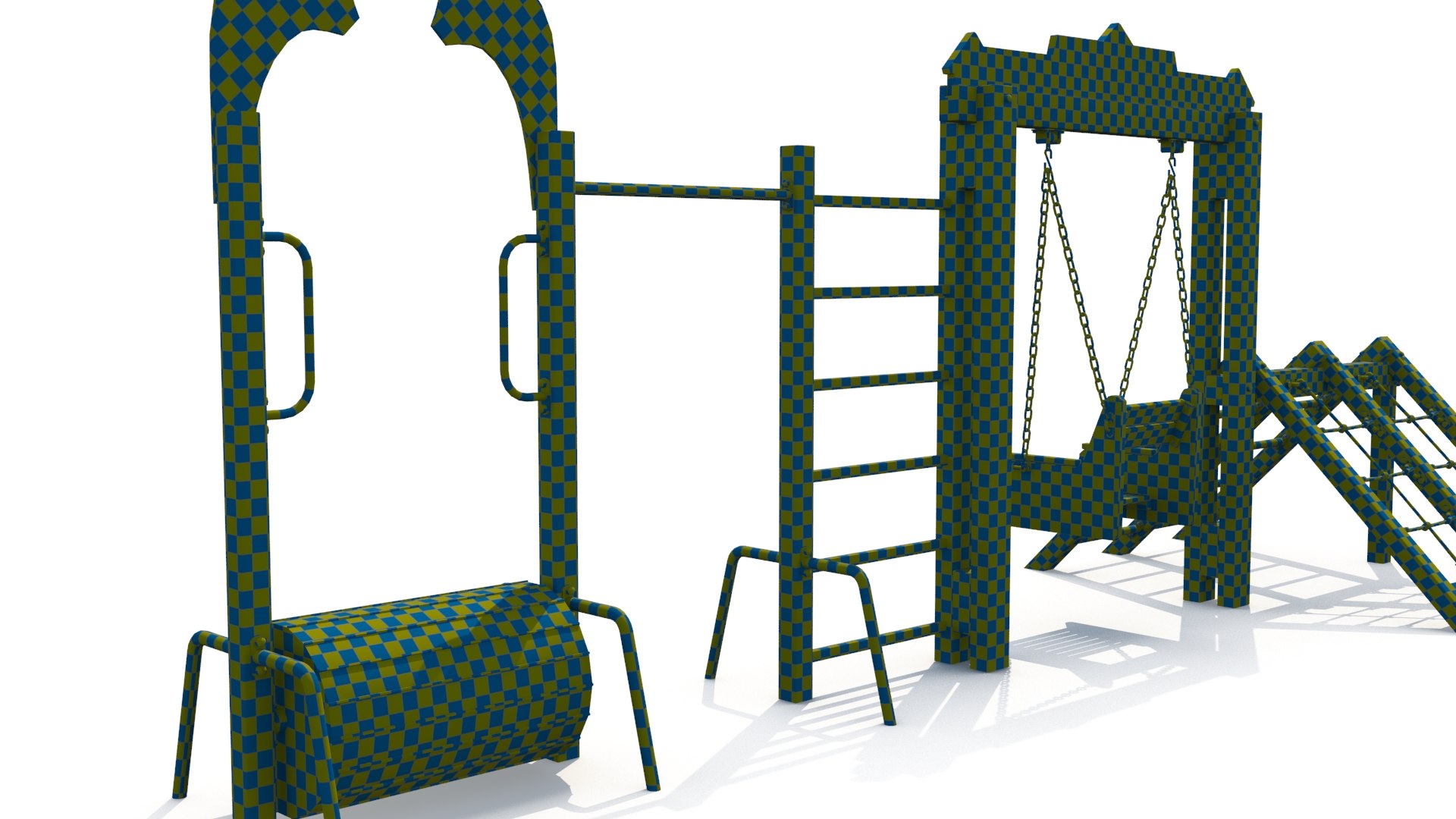 3D Children Sports Complex - TurboSquid 1201303