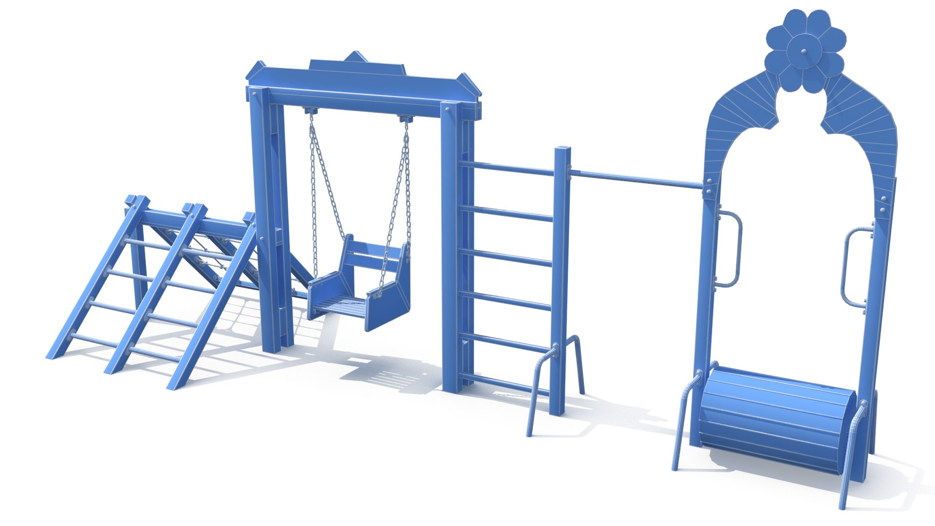 3D Children Sports Complex - TurboSquid 1201303