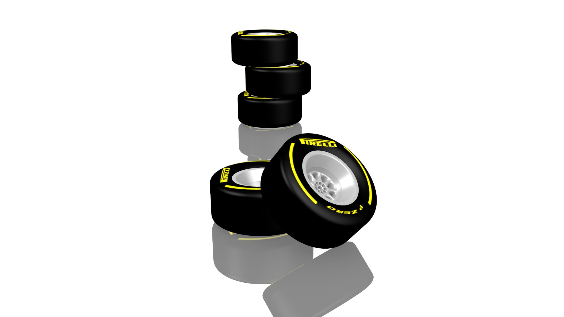 Pirelli Formula 1 Wheel 3d Model