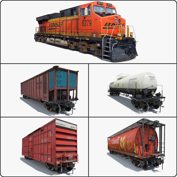 Trains 3D Models for Download | TurboSquid