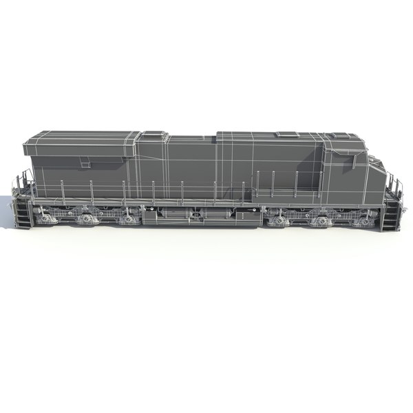 cargo train cars 3d model