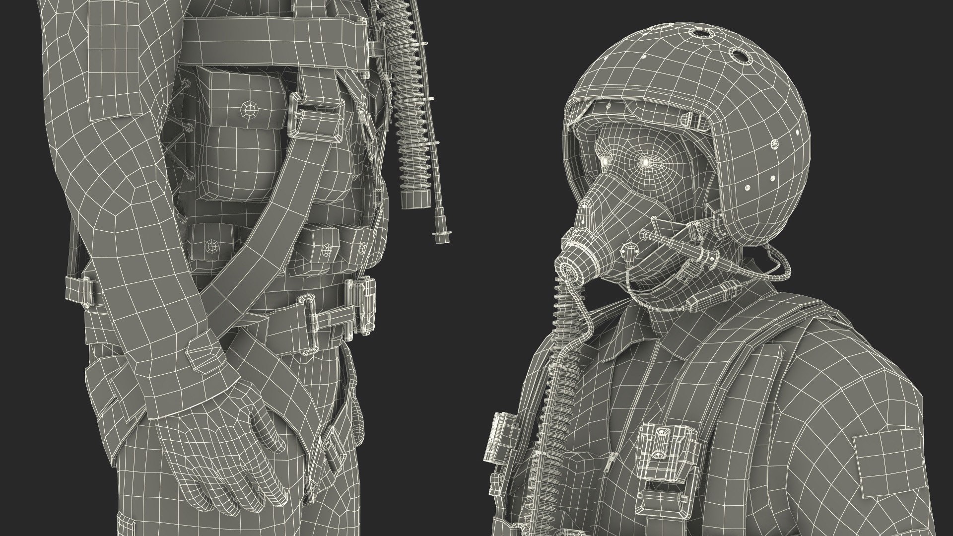 Russian Fighter Jet Pilot Standing 3D Model - TurboSquid 2389319