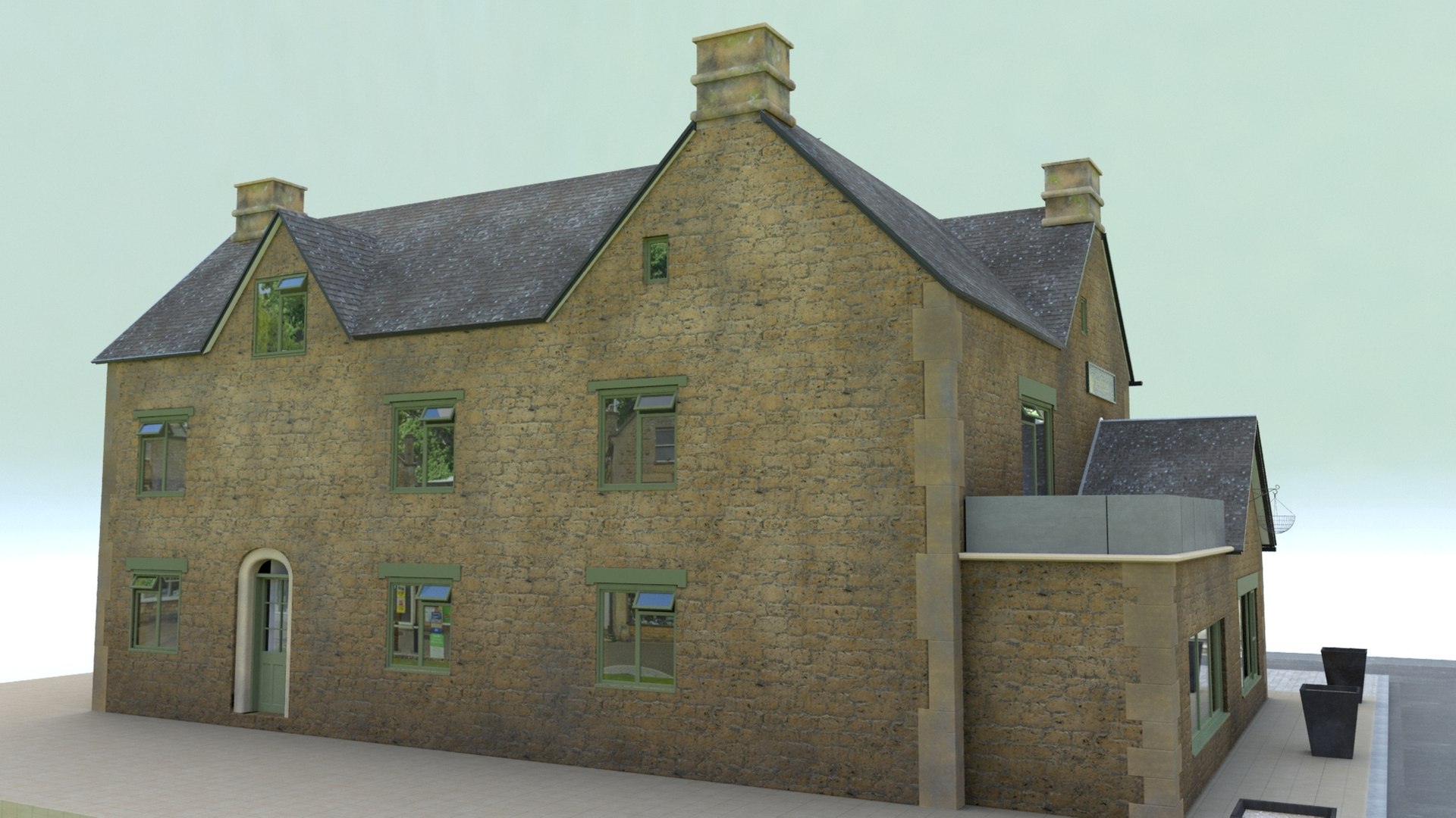 Restaurant Pub 3D Model - TurboSquid 1707017