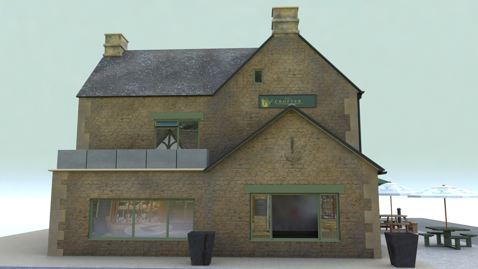 Restaurant Pub 3D Model - TurboSquid 1707017